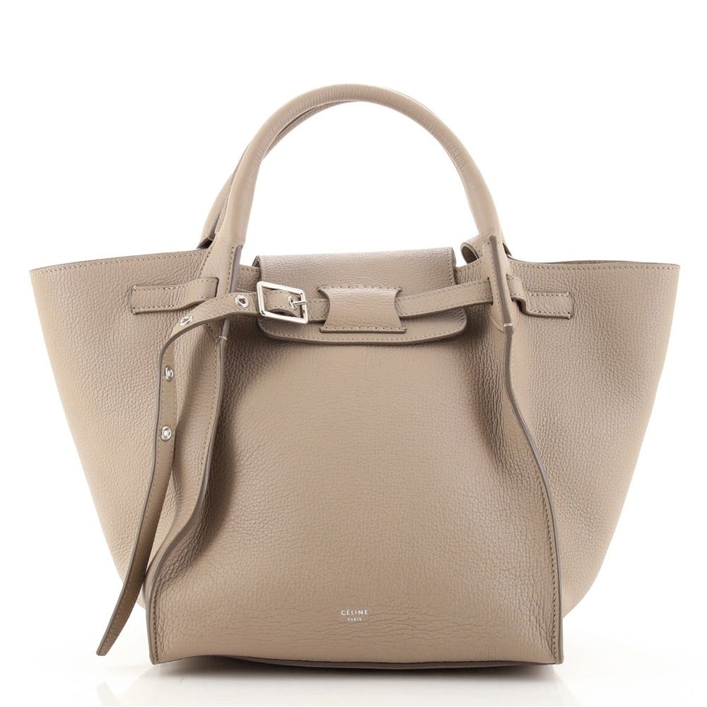 Celine Big Bag Grained Calfskin Large In Light Taupe - Gem